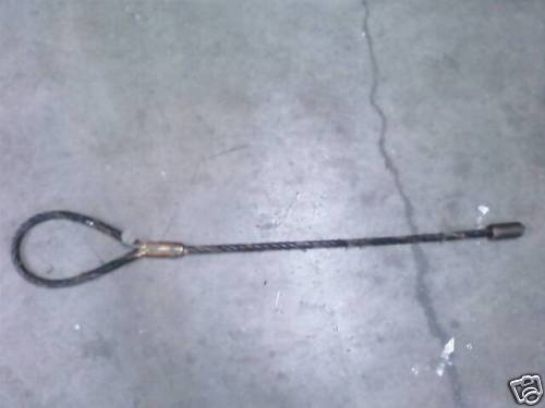 5/8" x 8' WIRE ROPE WITH EYE ONE END & BUTTON OTHER END | eBay