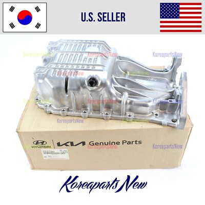 2.0L Engine Oil Pan Assembly 215102J001 ⭐OEM⭐ Elantra 2021-2023 Kona ...