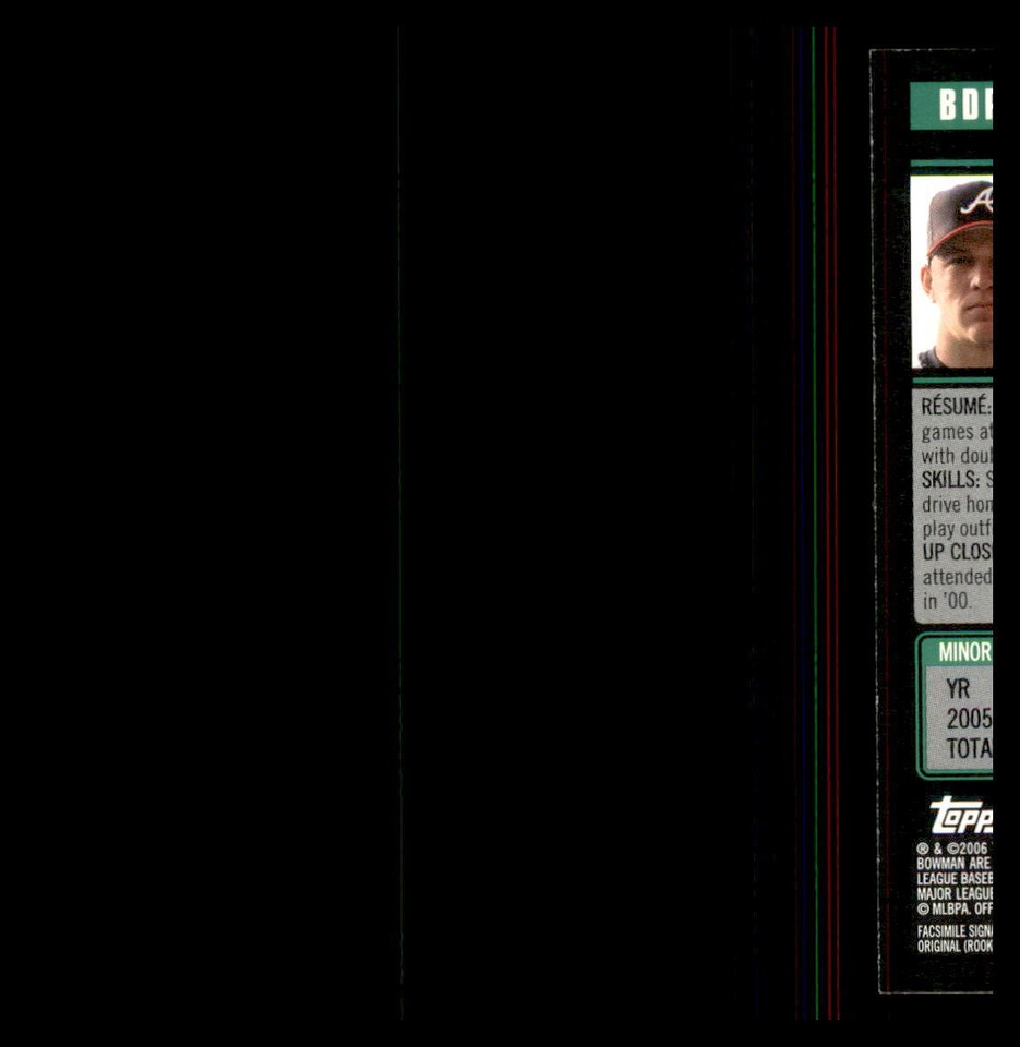 2006 Baseball Bowman Scott Thorman Atlanta Braves #BDP27 RC | eBay