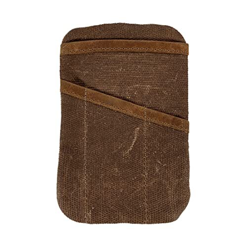 , Waxed Canvas Multi-Tool Pocket Pouch, Compact Multipurpose Zippered ...