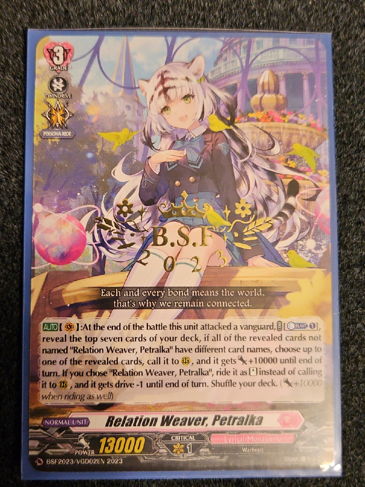 Cardfight!! Vanguard Lyrical Monasterio Relation Weaver, Petralka Nm | eBay