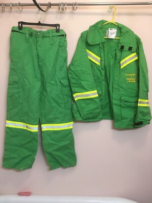 Wildland Firefighter Brush Jacket & Pants Proban Fire Retardant M/L ...
