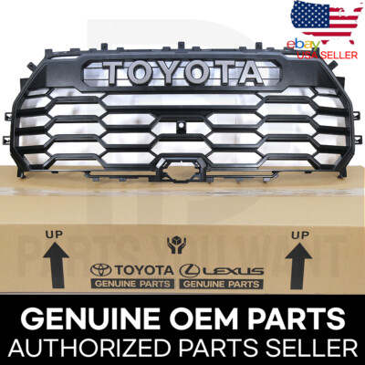 GENUINE Toyota 2022-2023 Tundra TRD PRO OEM Matte Black Front Grille ...