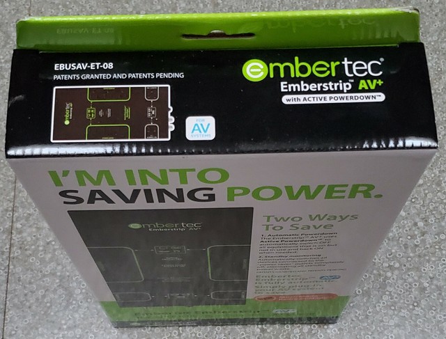 Embertec Emberstrip AV Ebusav-et-08 Sensor 8-outlet 2 APS Power Saving for sale online | eBay