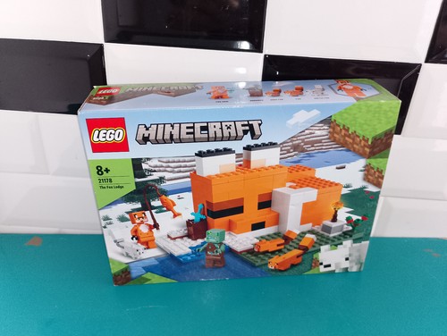 0112243 Lego neuf scellé Minecraft 21178 the fox lodge la maison renard ...