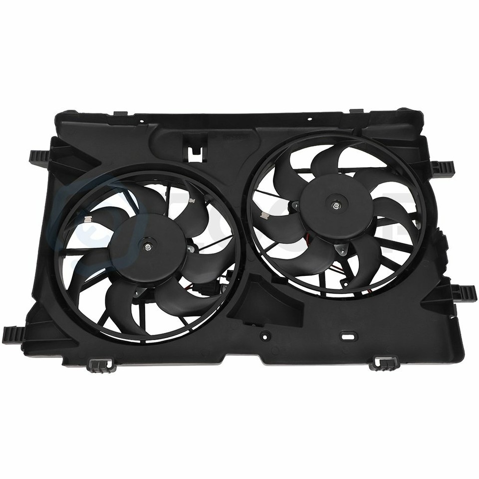 Electric Radiator Condenser Cooling Fan Assembly For 2010 2011 2012 ...