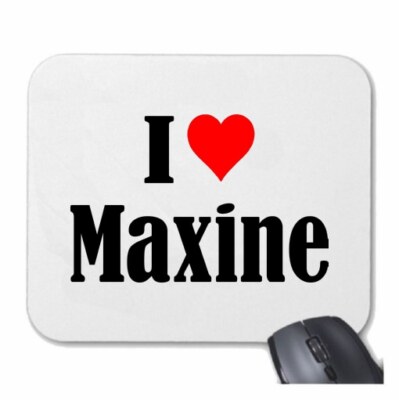 MOUSEPAD Mauspad I Love Maxine Ich Liebe Maxine | eBay.de