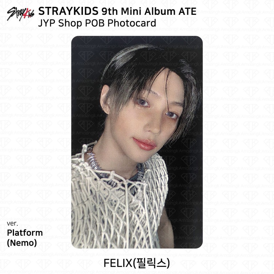Stray Kids 9th Mini Album ATE POB Photocard AppleMusic Aladin Withmuu ...