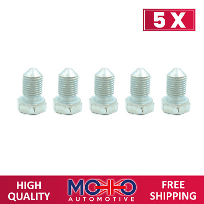 5X OIL SUMP DRAIN PLUG FOR AUDI A1 A2 A3 A4 A5 A6 A8 Q2 VW POLO T4 T5 ...