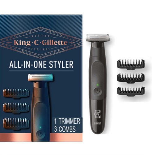 KING C GILLETTE STYLE MASTER ELECTRIC RAZOR EDGE TRIM & STUBBLE ...
