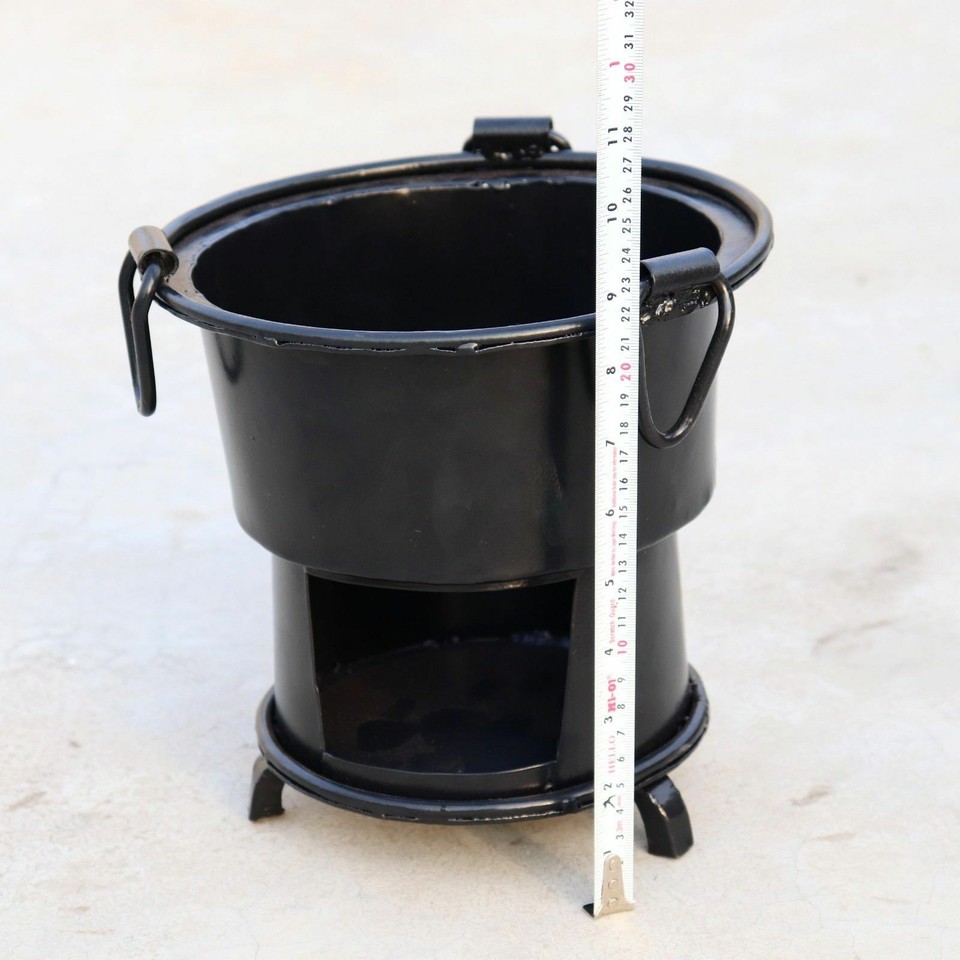 Antique Iron Wood Coal Furnace Stove Sigri Old Style | eBay