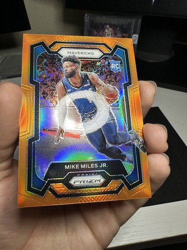 2023-24 Panini Prizm - Orange Prizm #295 Mike Miles Jr. /49 (RC) for ...