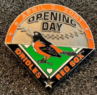 Baltimore Orioles vs Boston Red Sox 2001 Opening Day Collector Pin V2 ...