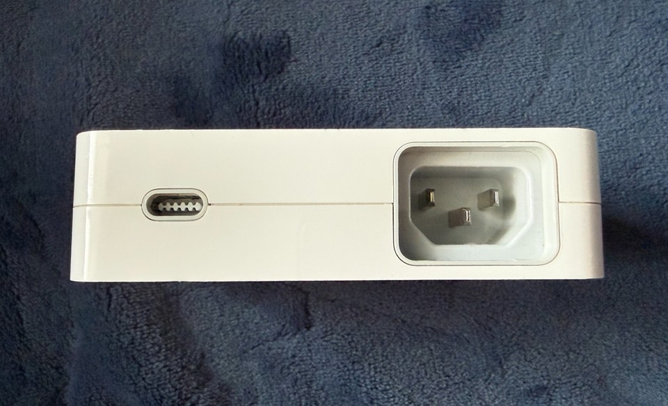 Genuine Apple Cinema Display 65W Power Adapter A1096 OEM w/ Apple Cable ...