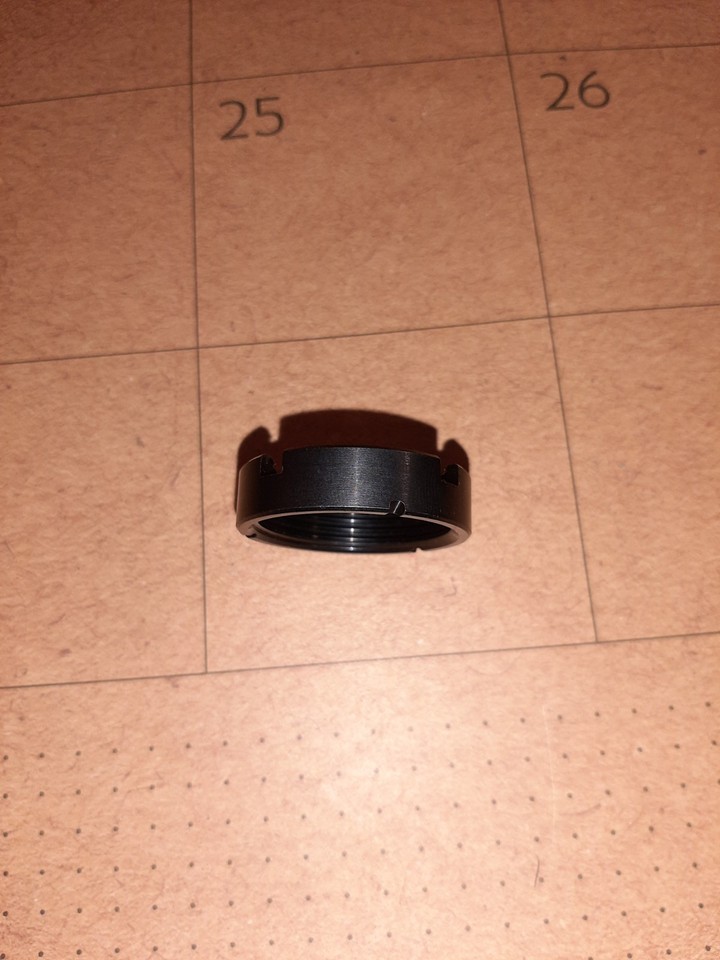 Thread Round Locknut Slotted Nut Retaining Castle Nut | eBay