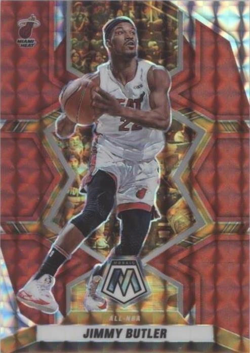 2021-22 Panini Mosaic - All NBA Jimmy Butler #291 Red Mosaic Prizm for ...