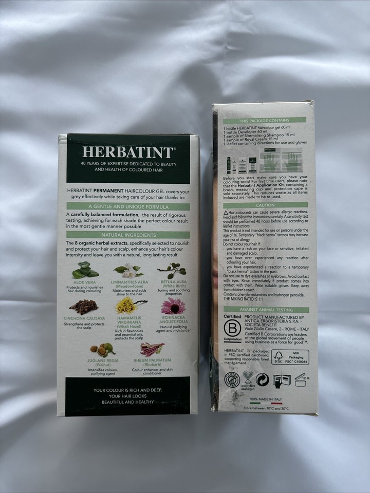 Herbatint Natural Hair Colour Ash Blonde 7C 150ml X2 Packs | eBay