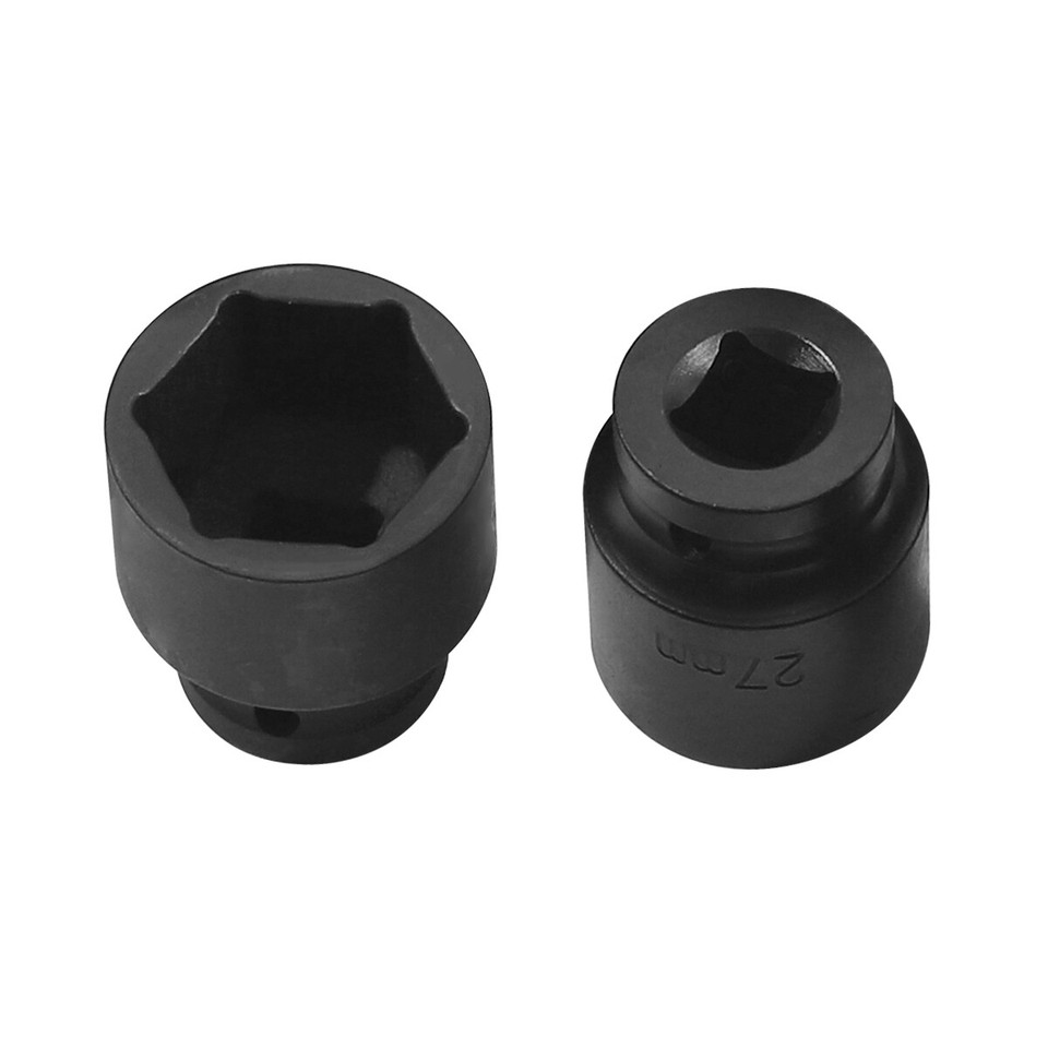 35pcs 1/2" Inch Deep Impact Socket Set Drive 8-32mm Metric Garage Sae W ...