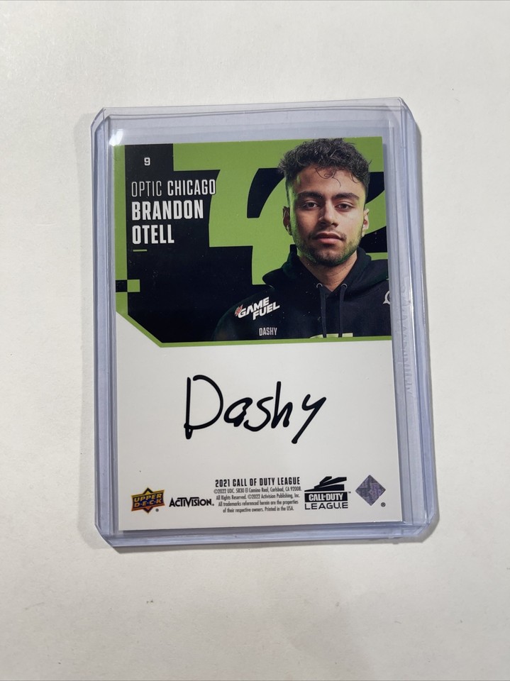 BRUCE! Dashy Call of Duty Card Upper Deck 2021 COD TCG OpTic Gaming RC ...