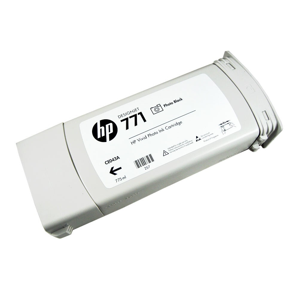 Genuine HP 771 Photo Black Ink 775ml CE043A HP DESIGNJET Z6200 | eBay