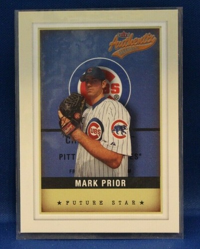 2002 Fleer Authentix Mark Prior Baseball Card #146 | eBay
