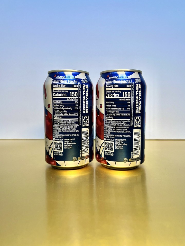 🔵 New Limited Edition Pepsi Cola Wild Cherry & Cream Soda 12floz (2 ...