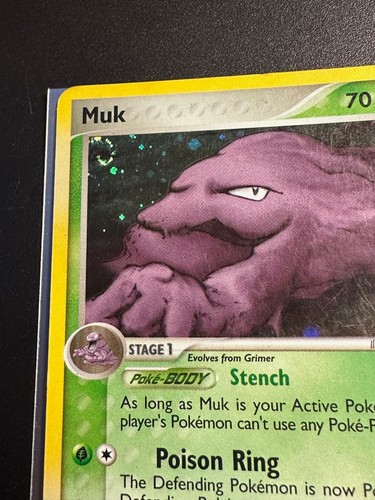 Pokemon TCG Muk EX Legend Maker 11/92 Holo Rare Card (Swirl) Played LP ...