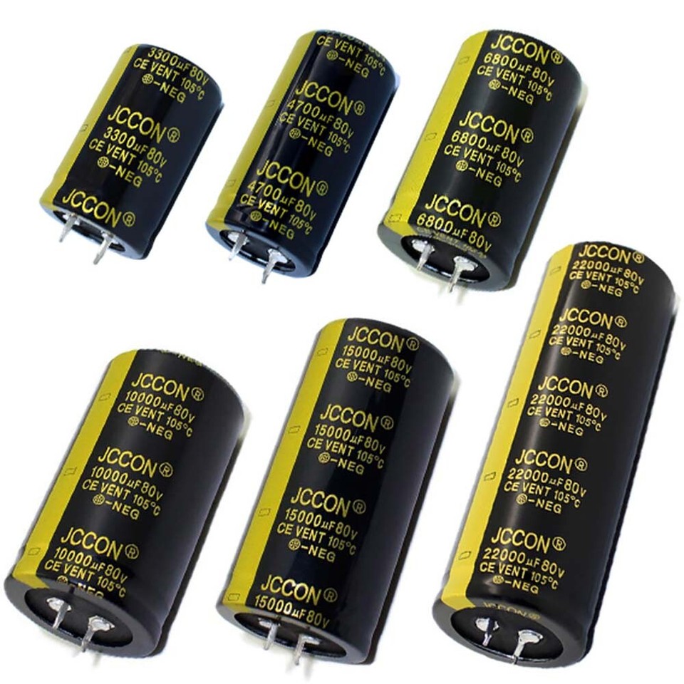 Radial Aluminium Large Electrolytic Can Capacitors- Snap In 100 ...
