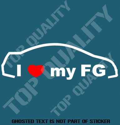 I LOVE MY FG DECAL STICKER TO SUIT HONDA JDM RALLY DRIFT DECALS ...
