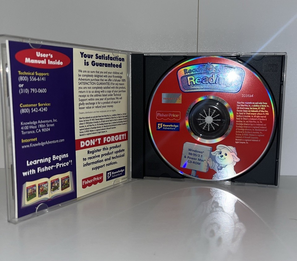 Ready For School Reading PC CD Rom Fisher Price | eBay