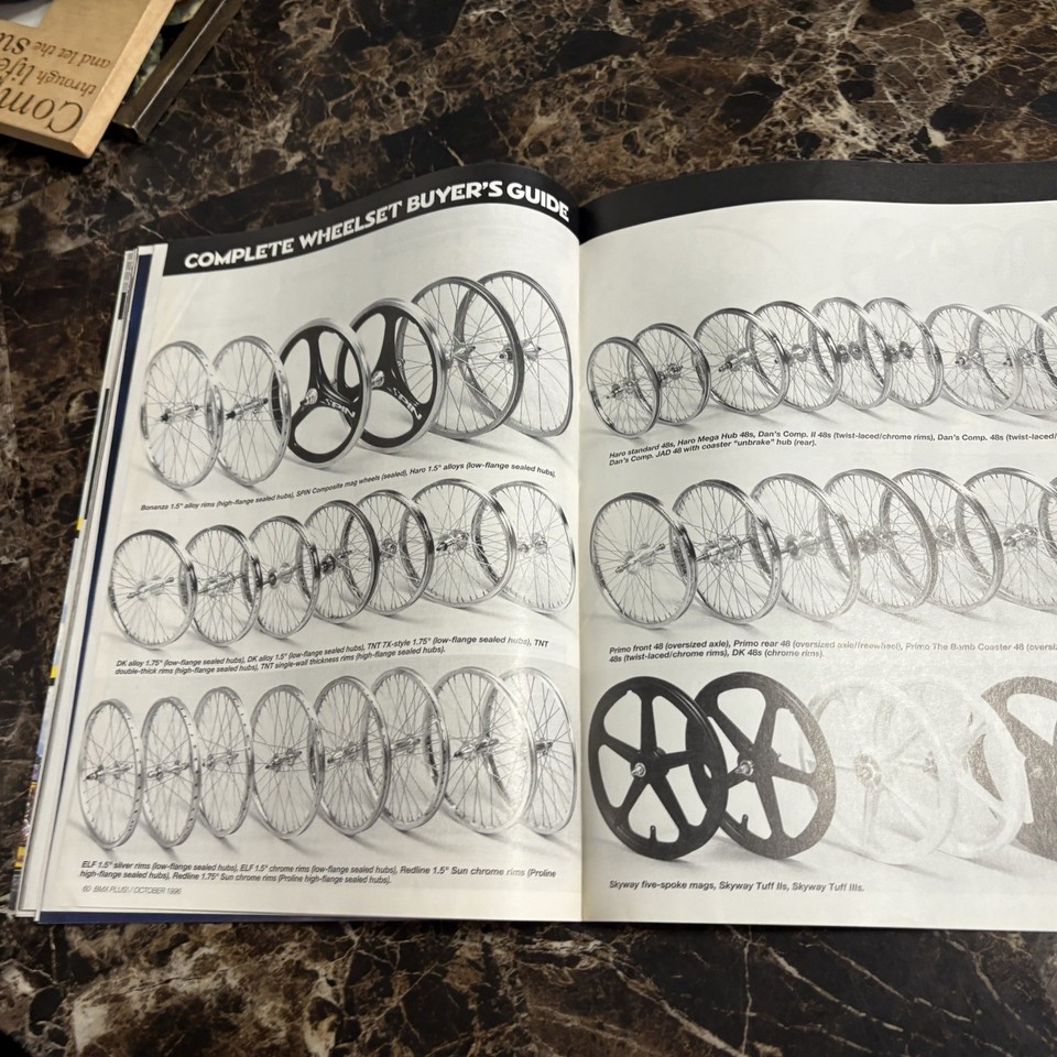 BMX PLUS! 1996 OCTOBER MAGAZINE HARO GT MONGOOSE REDLINE FREESTYLE DYNO ...