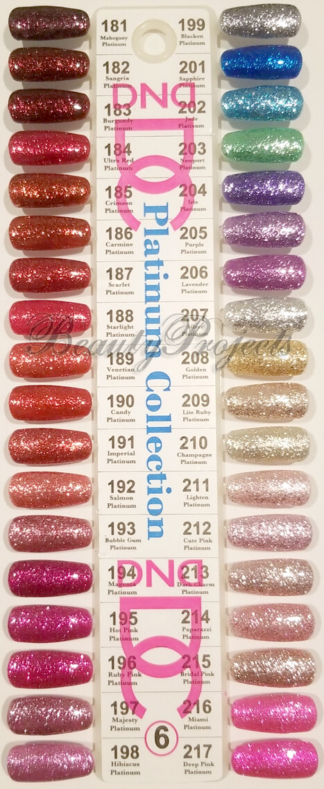 DND DC Gel Polish Color Sample Color Chart Palette Display Pick Any ...