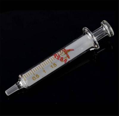 1PC Glass Syringes Glass Sampler Lab 2cc Glassware 2ml | eBay UK