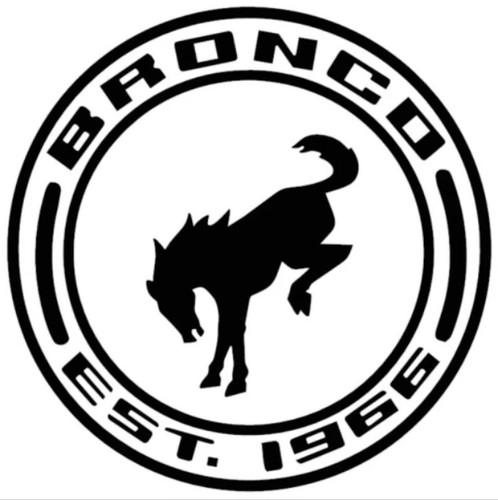 Ford Bronco Decal Horse Logo EST. 1966 | eBay