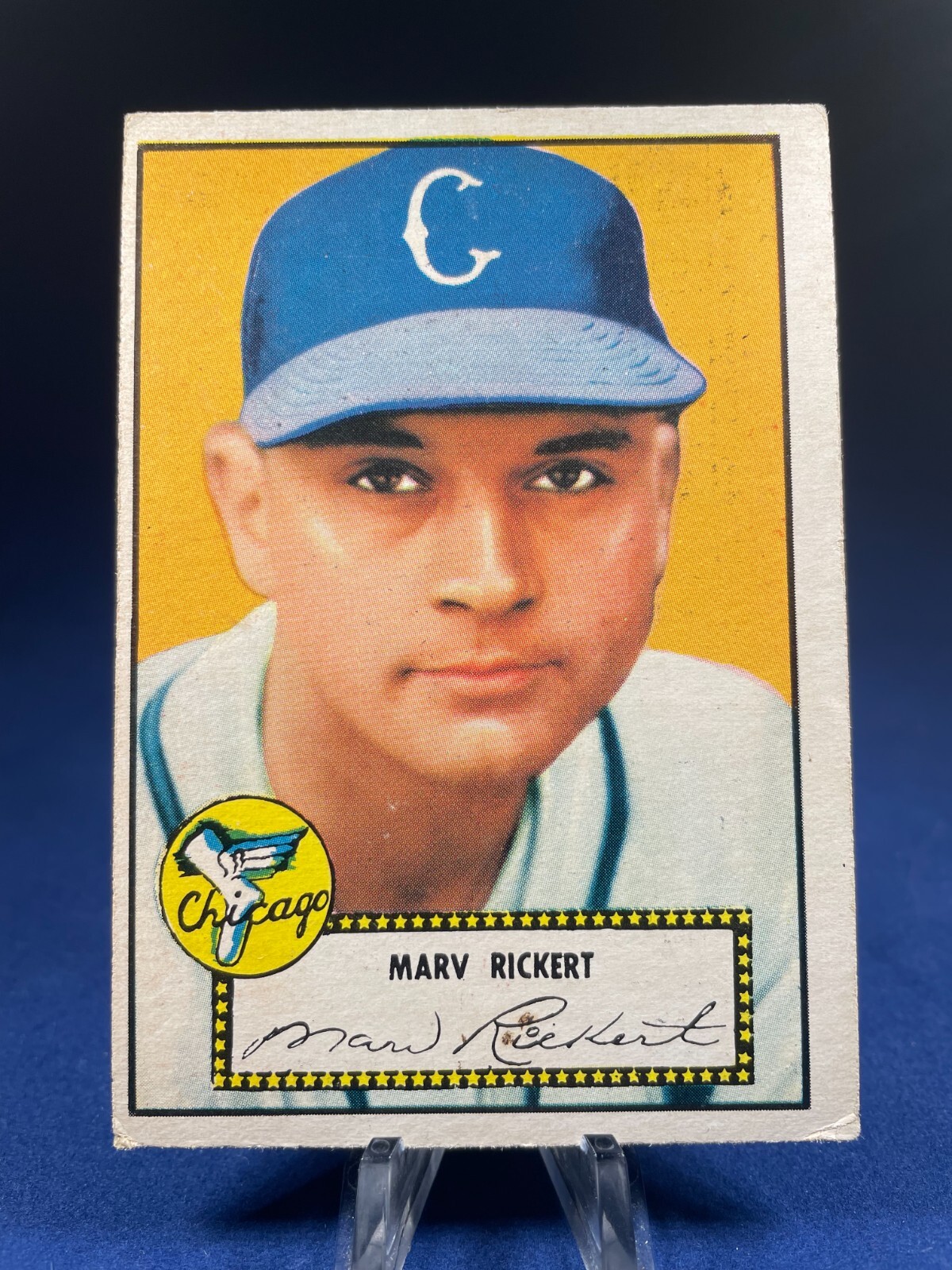 1952 Topps Baseball Card Marv Rickert #50 Chicago White Sox | eBay