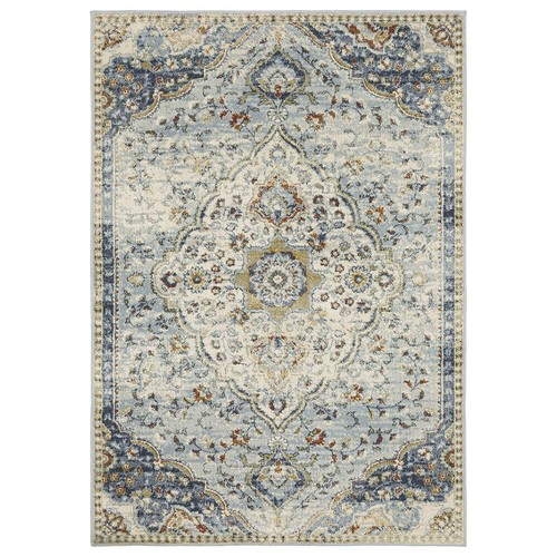 Branson by Oriental Weavers. Traditional Casual Area Rug. Blue, Beige ...