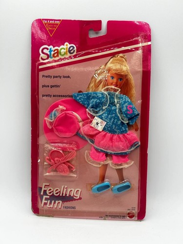 1993 Barbie Fashion Feeling Fun Fashions Stacie Pink & Blue Party 10749 ...