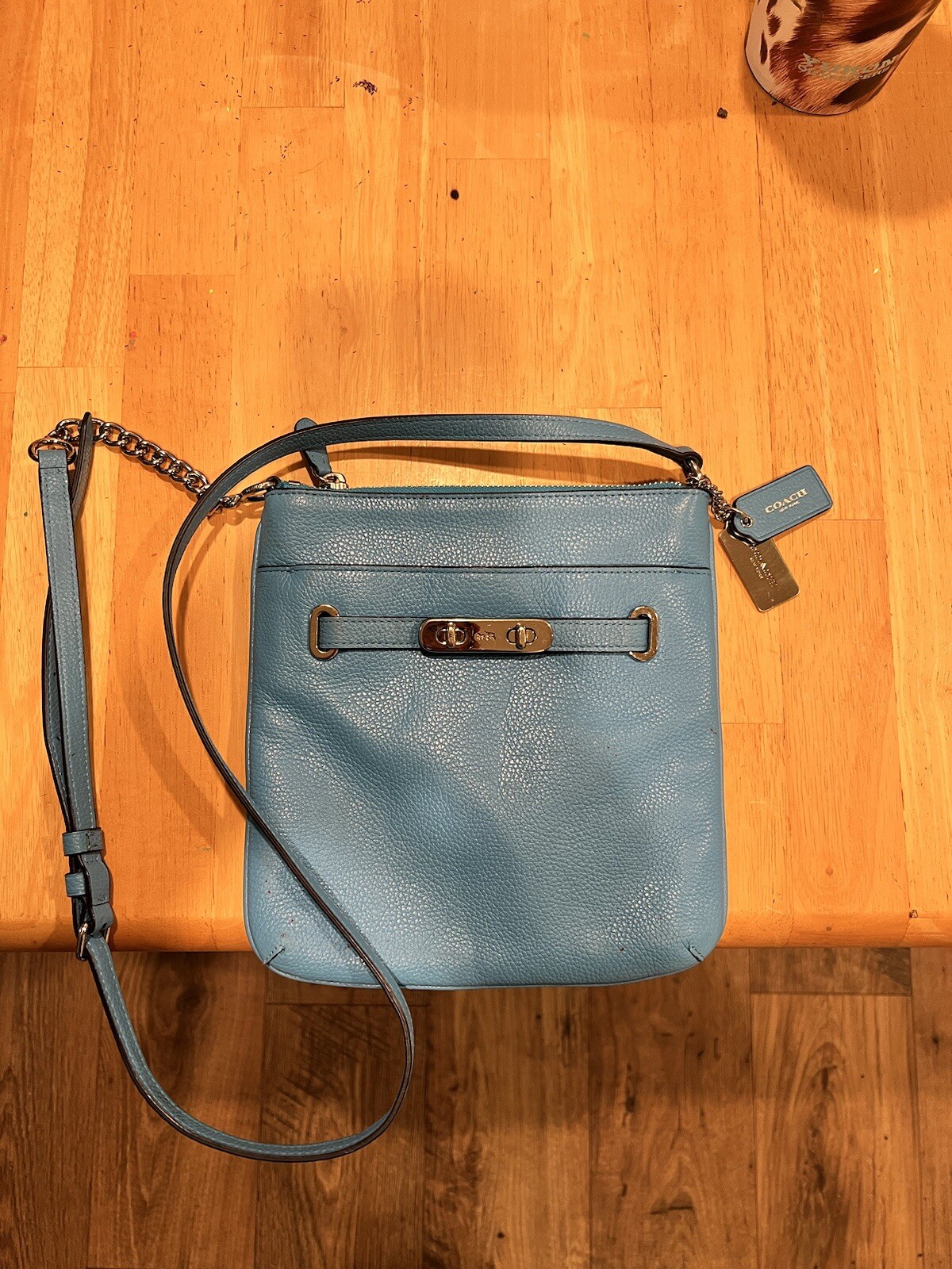 Coach Swagger Swingpack in Polished Pebble Leather Az… - Gem