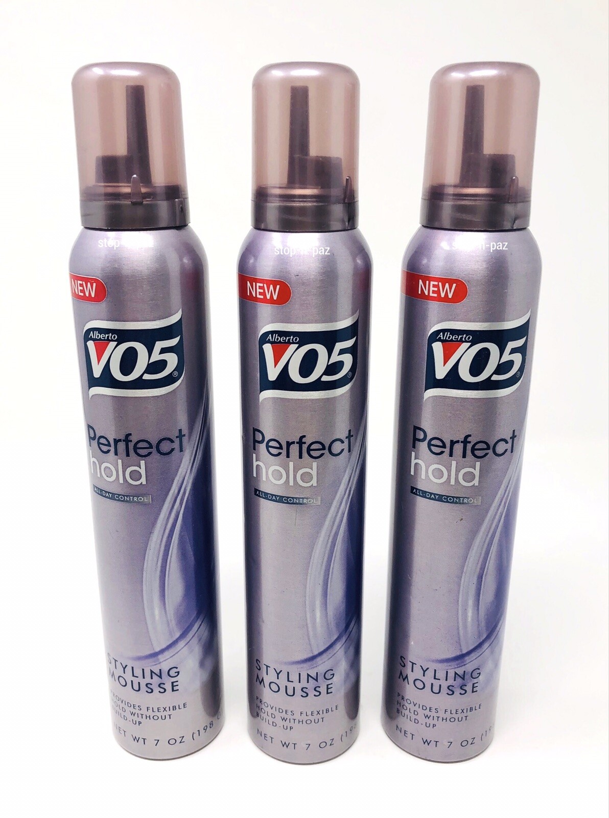VO5 Perfect Hold Styling Mousse All Day Control 7 Oz Shelf Pulled NOS ...