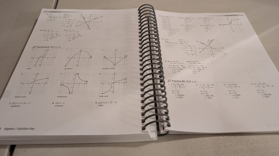 Abeka Mathematics Series Algebra 1 Solution Key For Second Edition | eBay