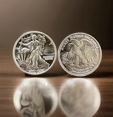 Silver 1/10oz .999 Round - Iconic Walking Liberty / American Eagle ...