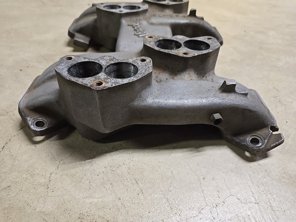 Edelbrock CD-694 4x2 Aluminum Intake Manifold 1949-1961 Cadillac 331 ...