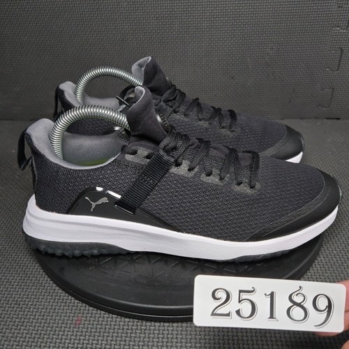Puma Fusion Evo Spikeless Golf Shoes Mens Sz 7 Black White Trainers | eBay