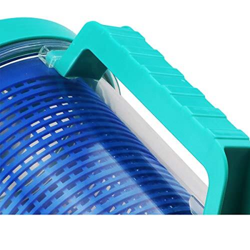 POOL LEAF CATCHER Canister In-Line with Mesh Basket Skimmer Socks Blue ...