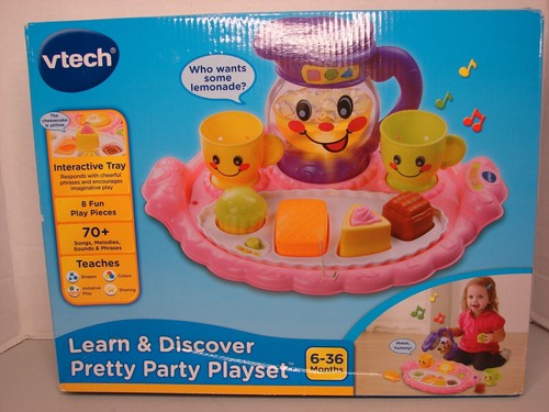 VTech Learn & Discover Pretty Tea Party Children's Girl Boy Toy Playset ...