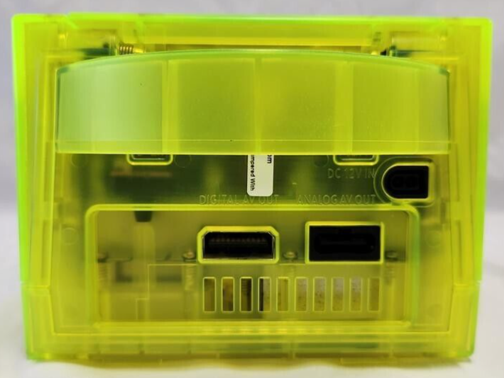 Nintendo GameCube Translucent EXTREME GREEN Gaming Console System ...