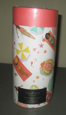 SHEFFIELD HOME PAPER GOODS~New & Sealed 1000 Piece BEACH TIME Jigsaw ...