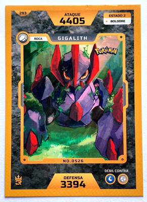 CARD POKEMON MASTER JOURNEYS 3R #293 GIGALITH 2023 PERU Edition TCG | eBay