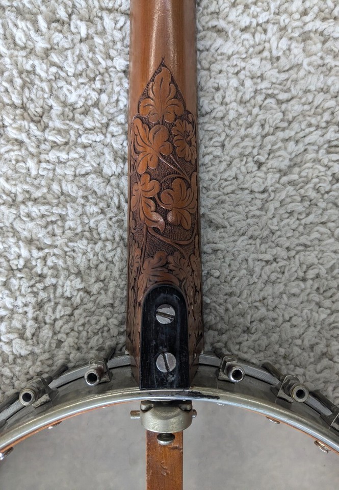 1899 S.S. Stewart Special Thoroughbred 5 string Open Back Banjo with ...