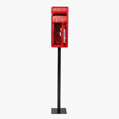 Post Box Wall Mounted/Pillar Mount Letterbox with Lock Outdoor Mailbox ...